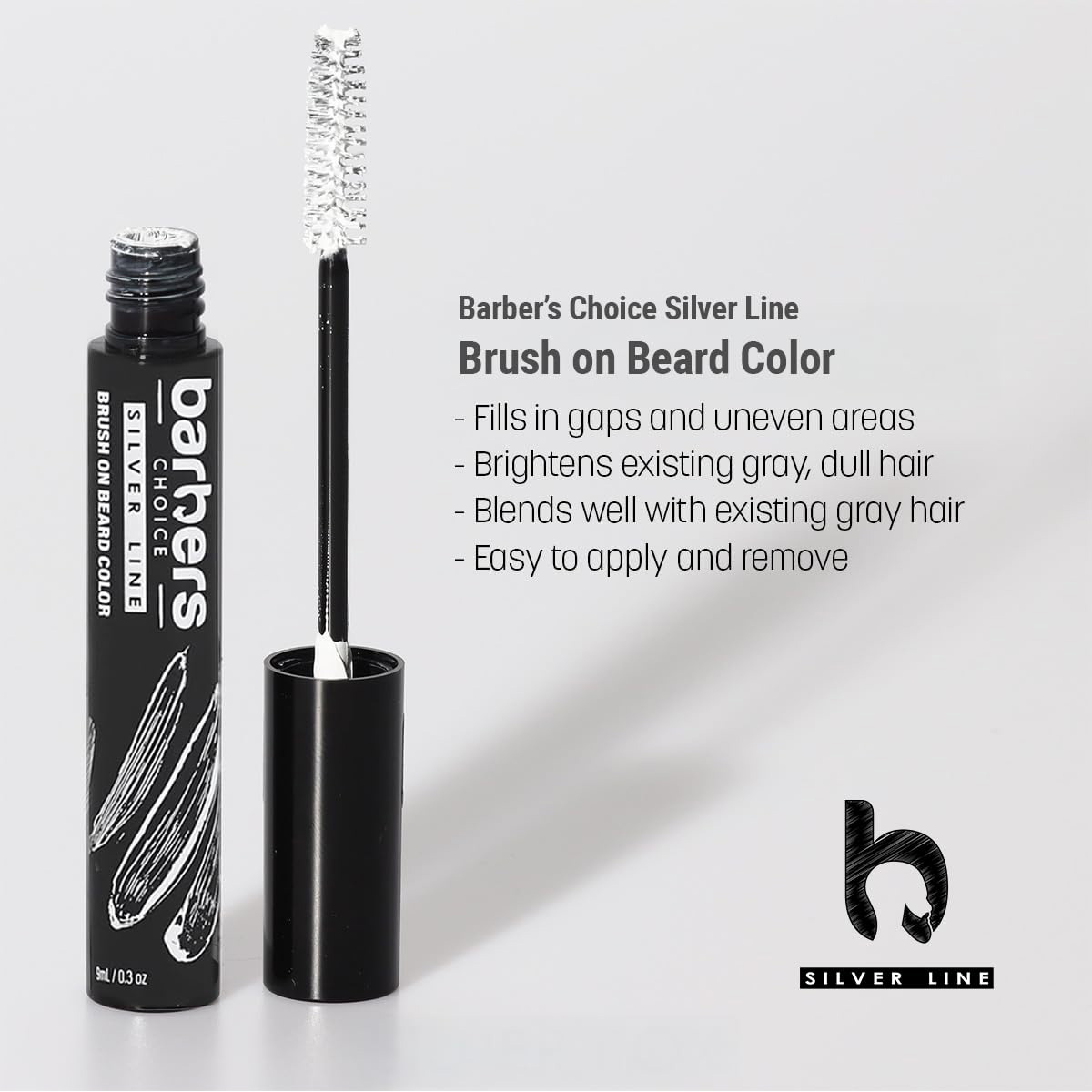 Godefroy Silver Fox Brush On Beard Colour - Medigenix