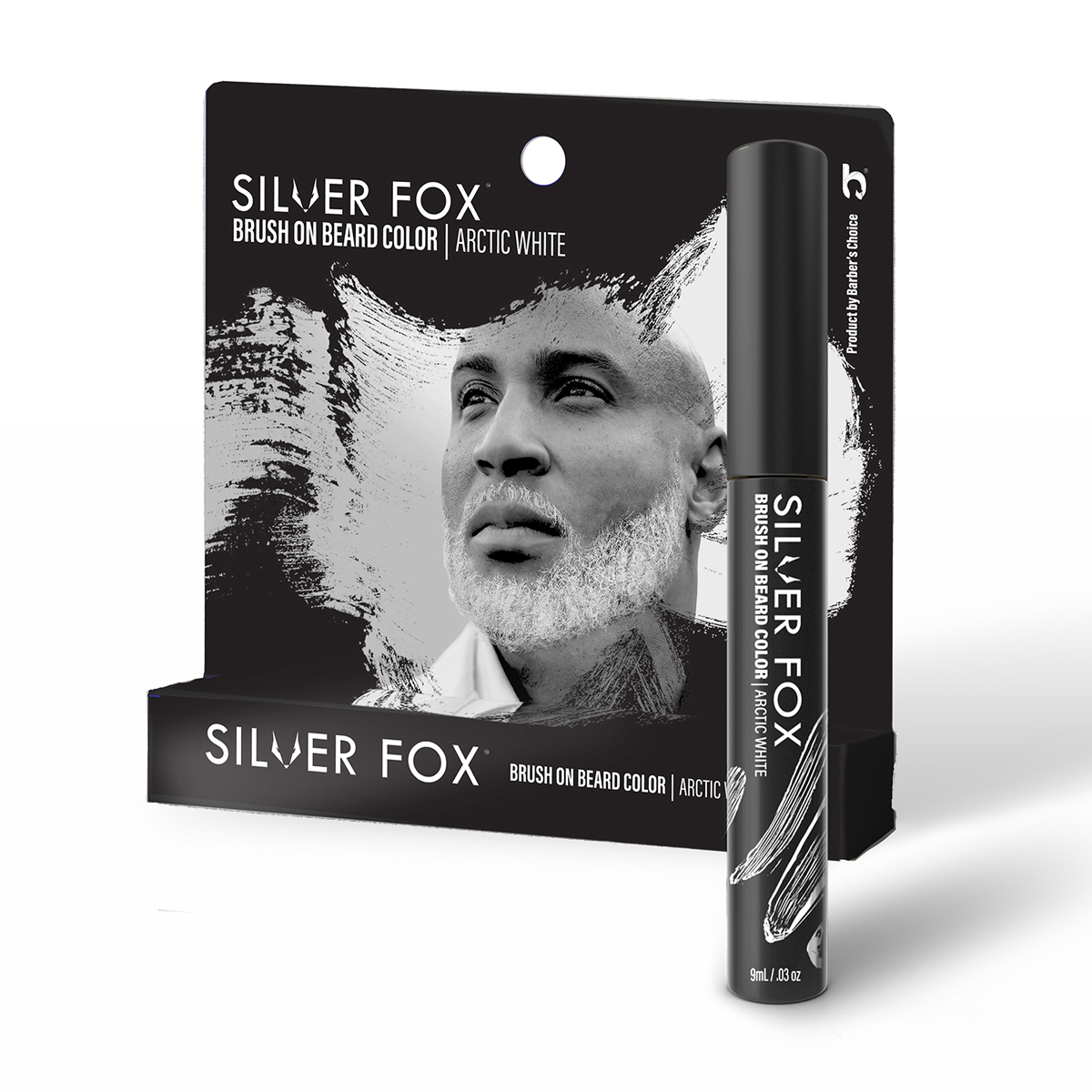 Godefroy Silver Fox Brush On Beard Colour - Medigenix
