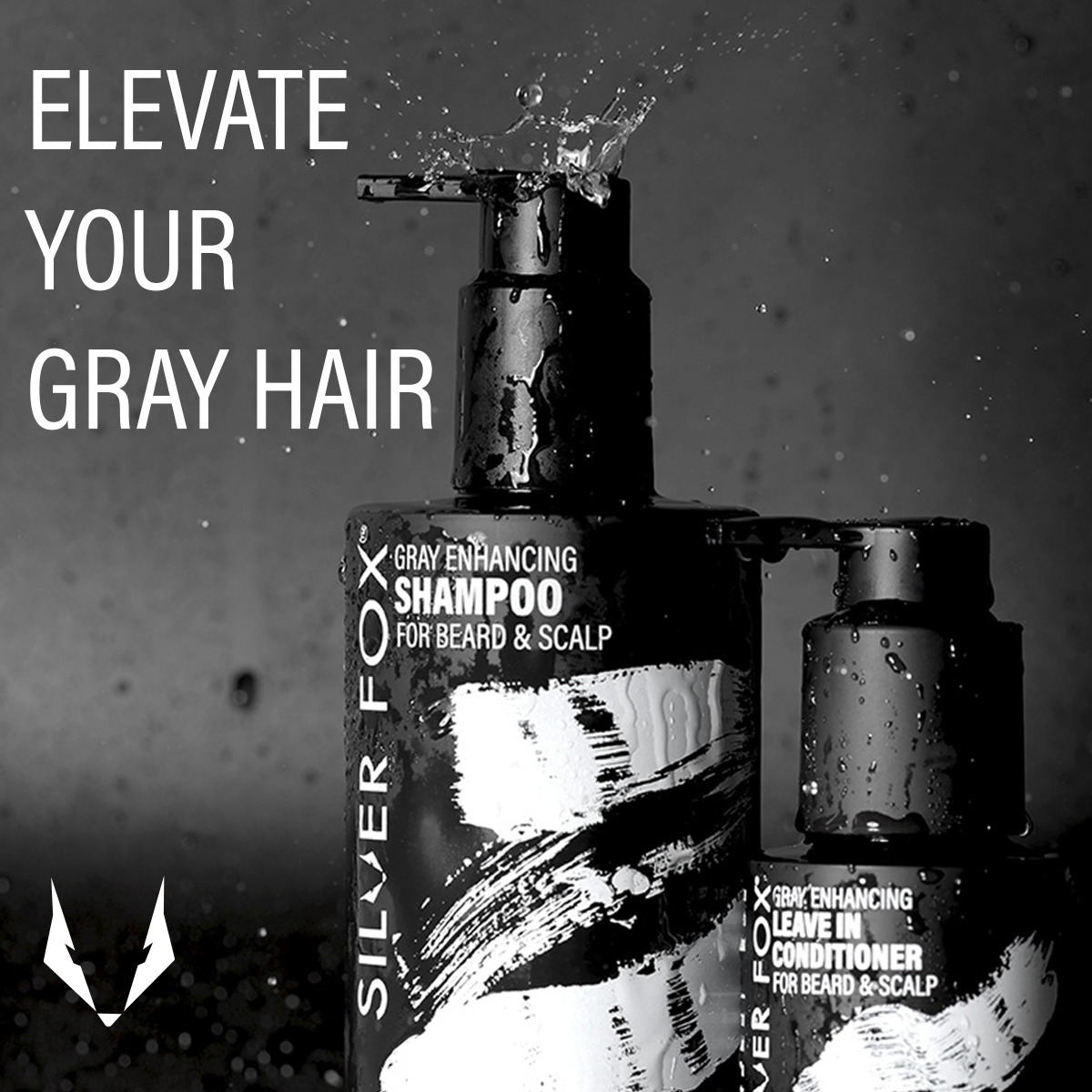 Godefroy Silver Fox Beard, Scalp and Moustache Shampoo for Grey Hair ...