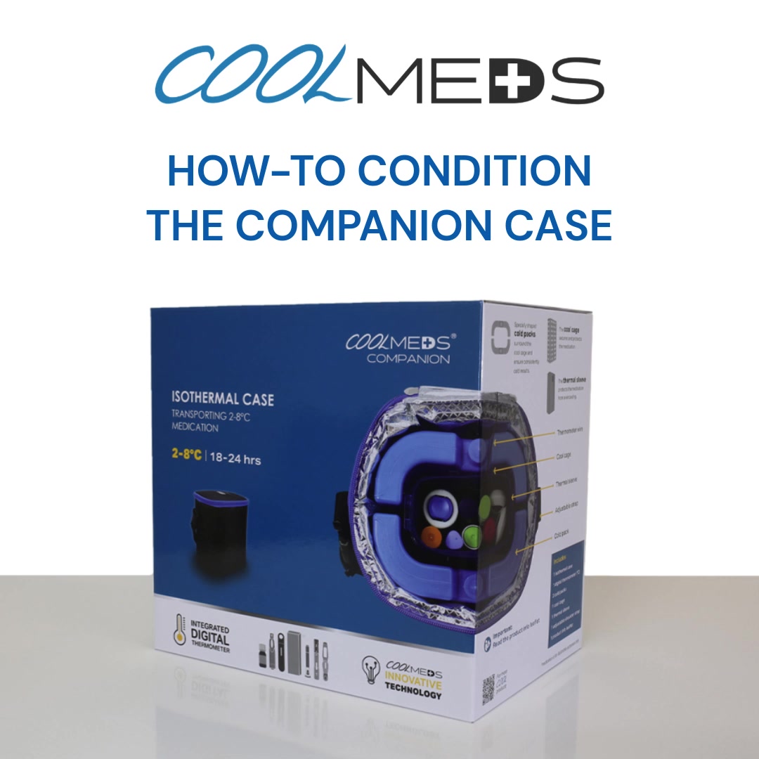 CoolMeds Companion 2-8°C Medication Travel Case with Thermometer ...