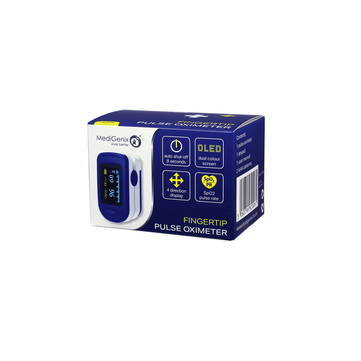 MediGenix Fingertip Pulse Oximeter - Medigenix
