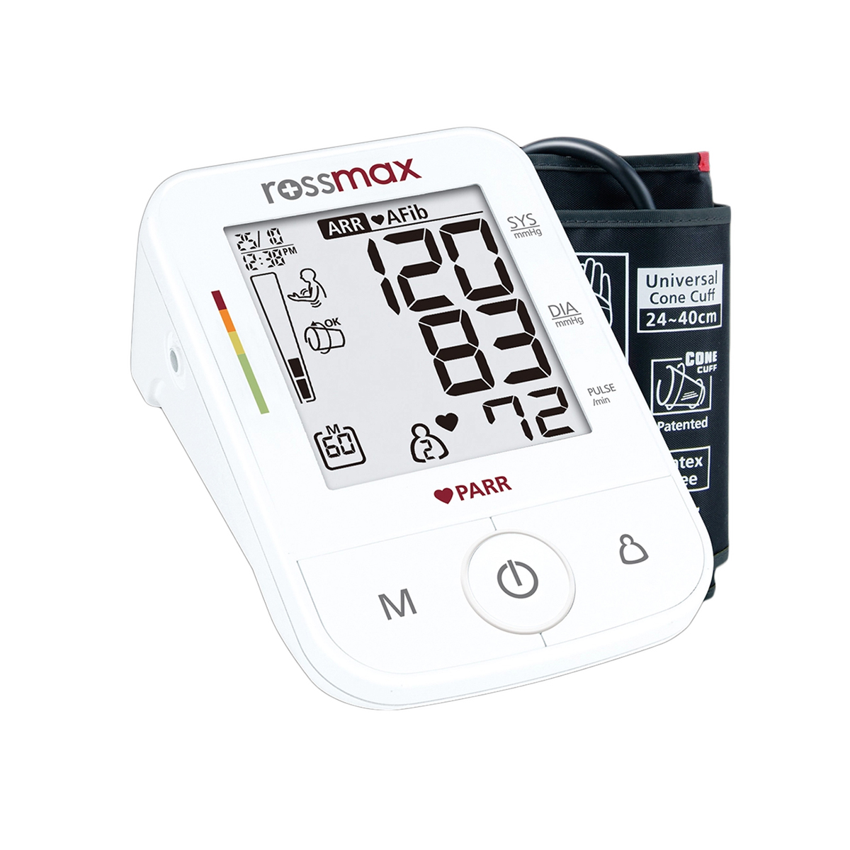 Rossmax X5 Upper PARR Arm Blood Pressure Monitor - Medigenix