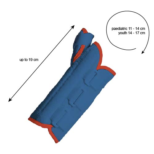 Paediatric Wrist Splint with Abducted Thumb - Medigenix